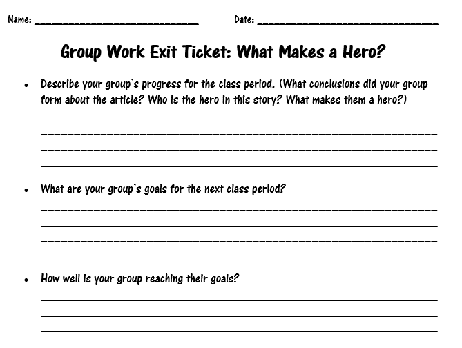 Booth- PBL: What Makes a Hero? | EDT 622