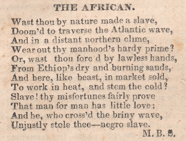 I-The-African – Poetry at Miami