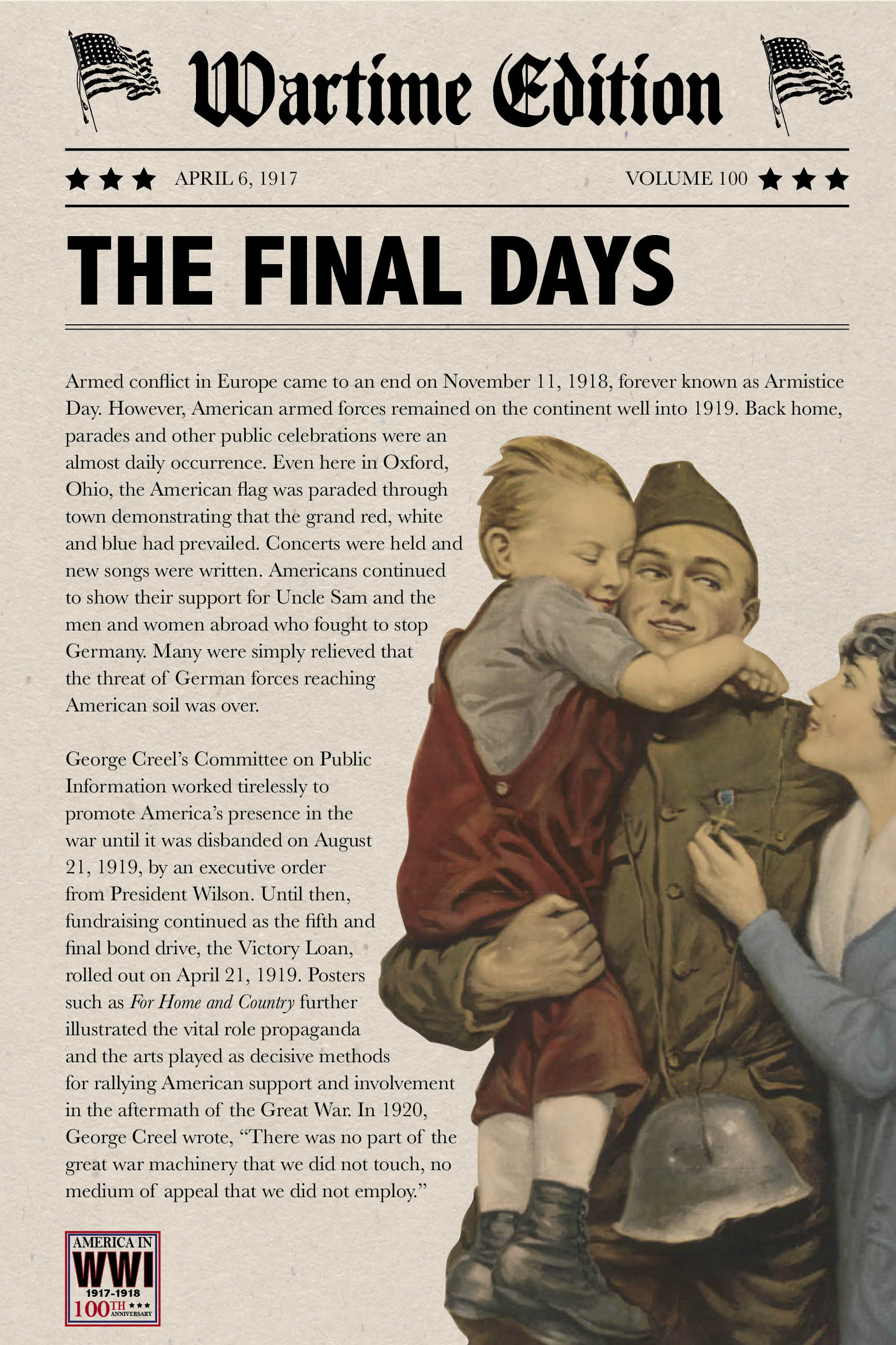 Exhibition Story – U.S. Propaganda and the Arts of WWI – 100th ...